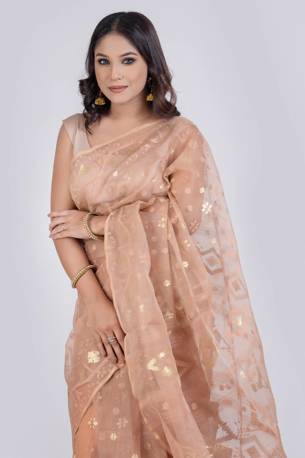 Belwari Jamdani Saree – Blucheez